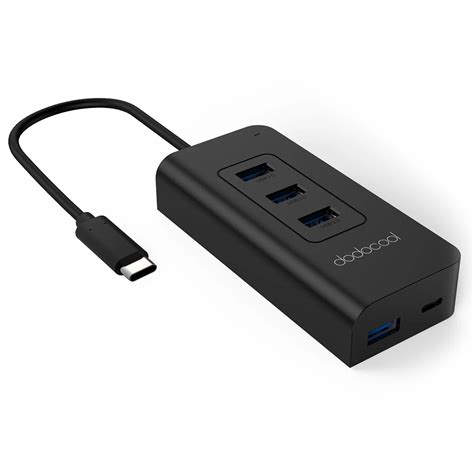 Dodocool USB C To SuperSpeed Port USB Hub With USB Type C Input Charging Port Power