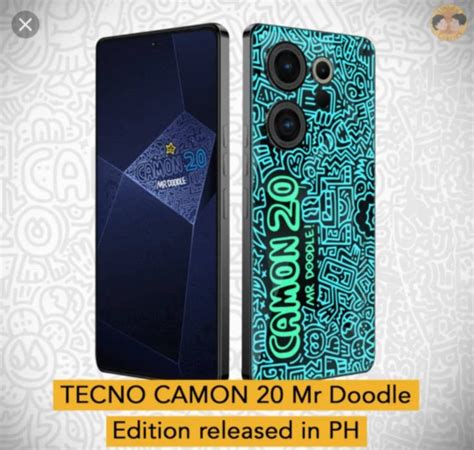 Tecno Camon 20 Pro 8256gb 5g Mr Doodle Edition Mobile Phones