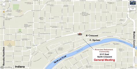 Sas Map Spokane Astronomical Society