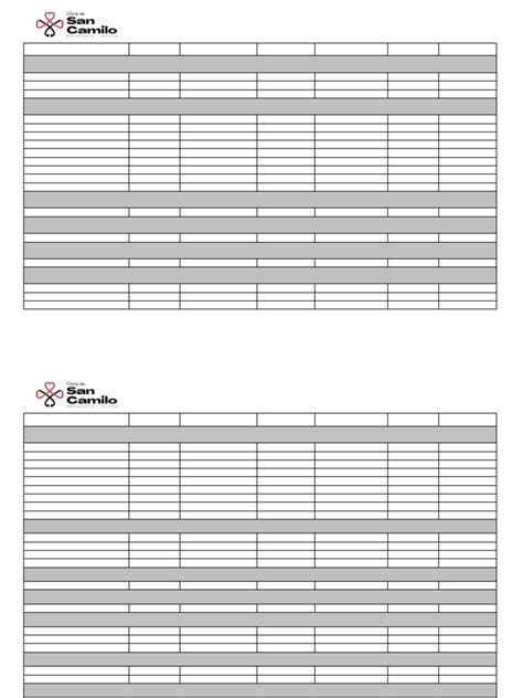 Medicos Horario Pdf