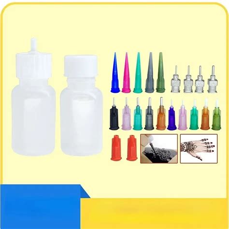 2024 Jam Painting Squeeze Bottles With 4 Nozzles 30ml For Cake Decor