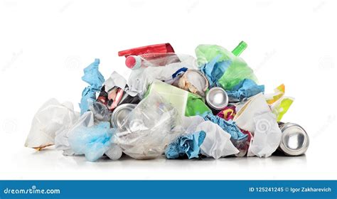 Garbage Pile Isolated Stock Image Image Of Away Platic 125241245