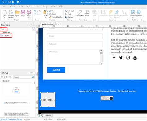 Wysiwyg Web Builder Website Accessibility Widget Installation