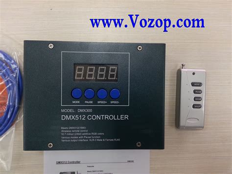 Stand Alone 512ch Xlr 3 Rj45 Euchips Dmx Master Led Controller Dmx300
