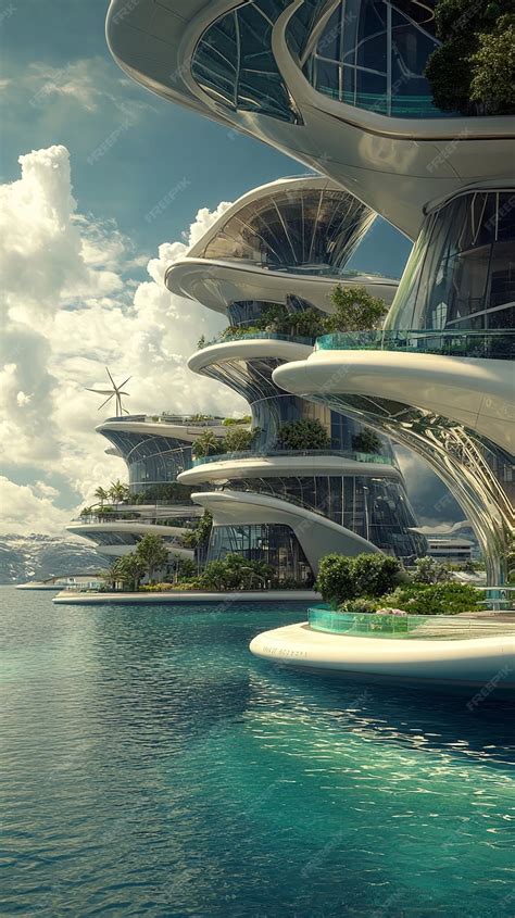 Quotfuturistic Modular Floating City With Advanced Architecturequot