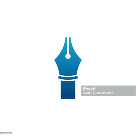 펜 로고 벡터 글자 로고 디자인 템플릿 디자인 컨셉 로고 템플릿용 로고타입 요소 개념에 대한 스톡 벡터 아트 및 기타 이미지 개념 검은색 교육 Istock