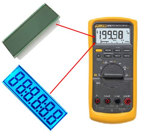 Monochrome Lcd Segment Display Htn Lcd Display Module With White Led