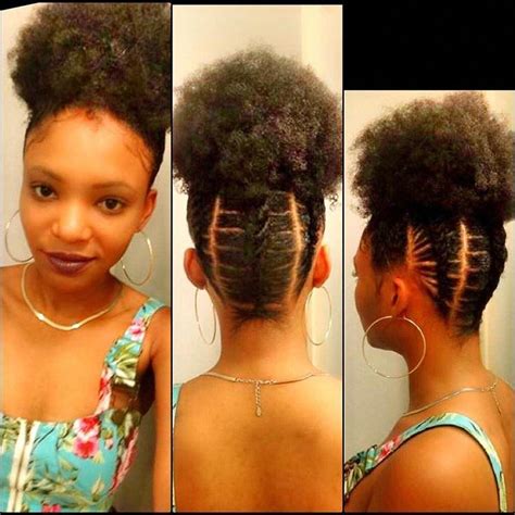 Personalize Your Afro Puff Elastic Cornrows Afrohairstyles Hair