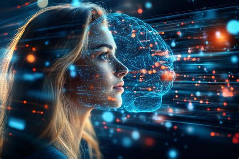 Neural Net Neurocognitive Mapping Deep Learning And Neuroanatomy Woman With Neural Brain