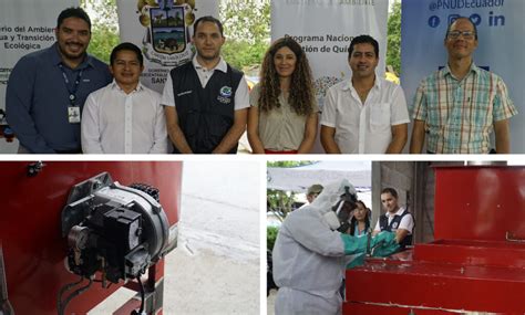 Ministerio del Ambiente Agua y Transición Ecológica entregó un nuevo incinerador de desechos