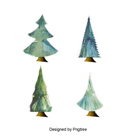 Watercolor Christmas Tree