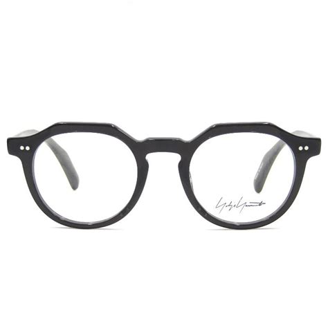 未使用 Yohji Yamamoto ヨウジヤマモト メガネフレーム Yy 19 0065 01 クラウンパント 日本製 クリアブラック