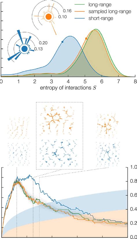 difference in network structure a entropy of interactions for every