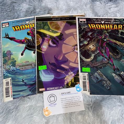 Riri Williams Ironheart Issues 1 2 3 Comics Hobbies And Toys