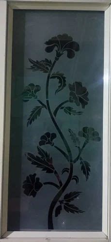 Glossy 6mm Floral Digital Print Window Glass At Rs 250sq Ft In