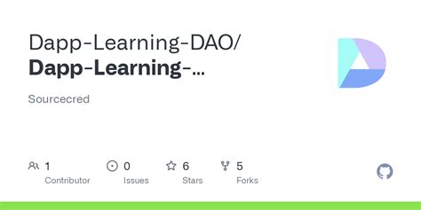 github dapp learning dao dapp learning sourcecred sourcecred