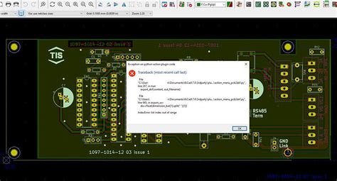 Error With Pcb2dxf Plugin External Plugins KiCad Info Forums