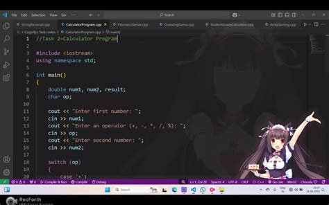 Cplusplus Programming Internship Cognifyztechnologies Calculator Fardin Atapade