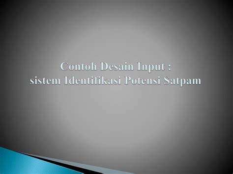 PPT Desain Input Output HIPO PowerPoint Presentation Free Download ID
