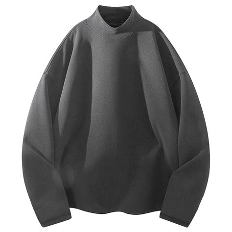 Cacommark Pi Flash Deals Man Tops Solid Color Knitwear Derung Fleecing