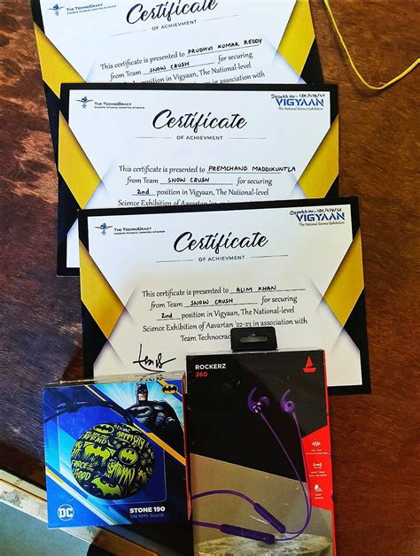 Prudhvi Reddy On Linkedin Nitraipur Scienceexhibition Achievement