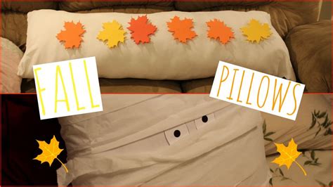 Diy Fall Pillows🍁 Youtube