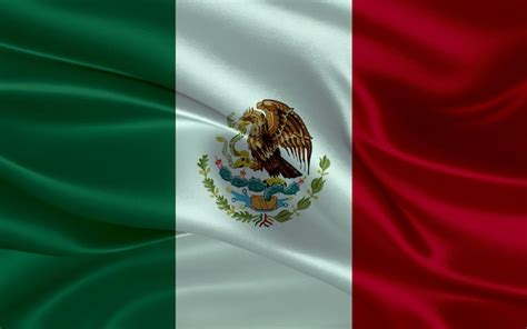 Premium Photo 3d Waving Realistic Silk National Flag Of Mexico Happy
