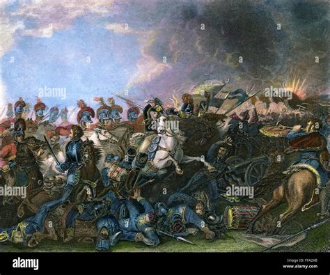 Napoléon I Waterloo Nla Charge Décisive De La Vie Britannique