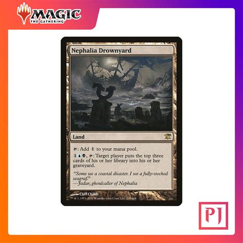 Mtg Nephalia Drownyard Ist Land Rare Normal Eng การ์ดเมจิค