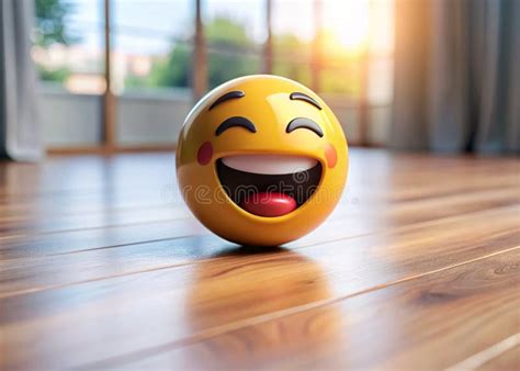 Rolling On The Floor Laughing Face Emoji Stock Illustration