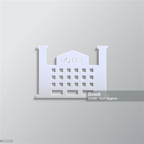 建築酒店紙風格圖示紙張樣式向量圖示向量圖形及更多一組物體圖片 一組物體 乾淨 互聯網 Istock