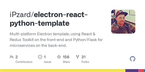 electron react and python template r coolgithubprojects