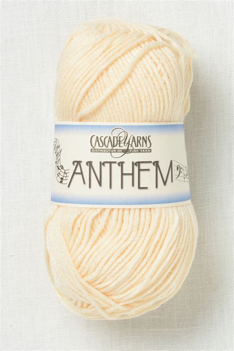 Cascade Anthem 40 White Peach Wool And Company