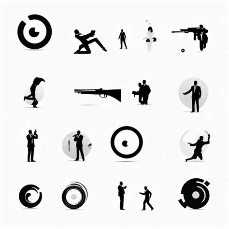 Bond Vector Set White Background Isolated A High Quality Premium Ai Generated Image