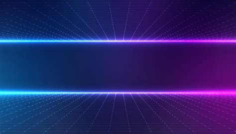 Premium Vector Perspective Grid Abstract Wireframe Landscape