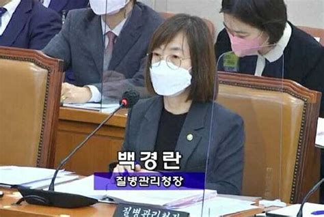 언론보고 알았다 복지위 국감서 백경란 질병청장 불성실 답변 질타