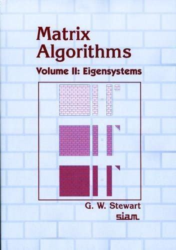 Buy Matrix Algorithms Volume 2 Eigensystems Book Online At Low Prices