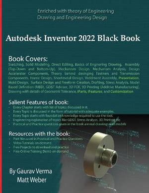 Autodesk Inventor 2022 Black Book By Gaurav Verma 9781774590331 Booktopia