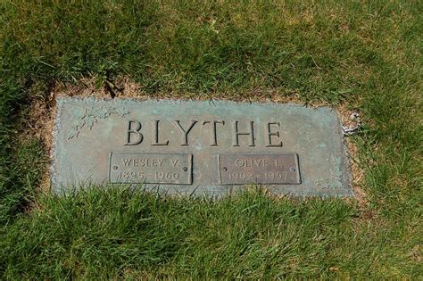 Wesley Virgil Blythe 1895 1960 Find A Grave äreminne