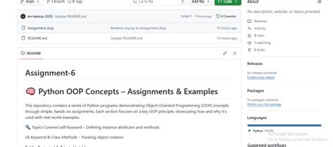 Python Oop Objectorientedprogramming Pythondeveloper Ameer Hamza