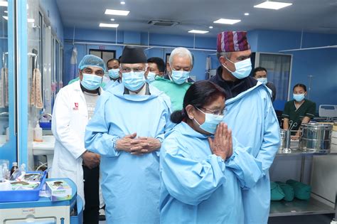 अर्थमन्त्री पौडेल र मेयर आचार्यको अवस्था बुझ्न प्रधानमन्त्री कीर्तिपुरमा