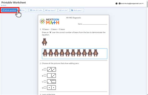 Creating And Previewing Printable Assignments Refreshing For More