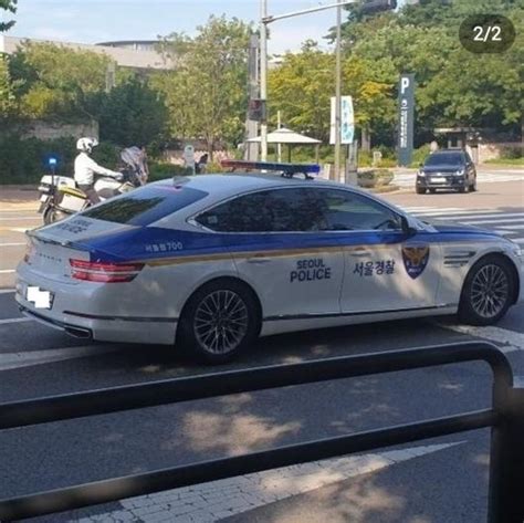 22년형 제네시스 G80 경찰차