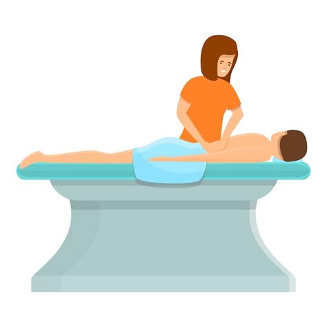 Premium Vector Chiropractor Masseur Icon Cartoon Of Chiropractor