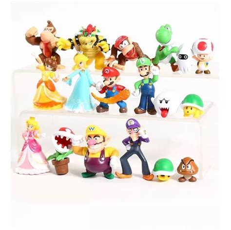 Coleção Super Mario Bros 18 Bonecos Série 2 B05 Parcelamento Sem Juros