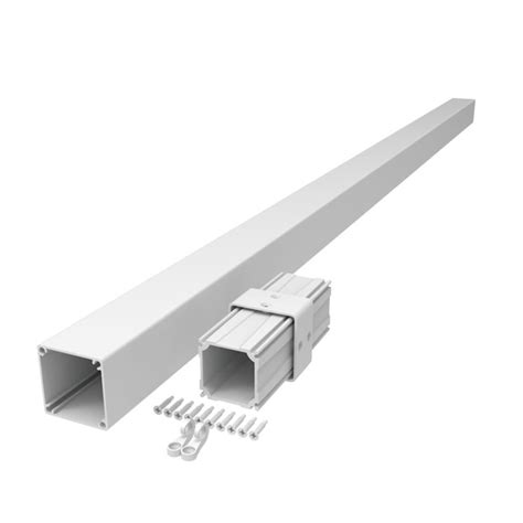 Freedom 2 12 In X 2 12 In X 6 Ft White Aluminum Deck Post Extension