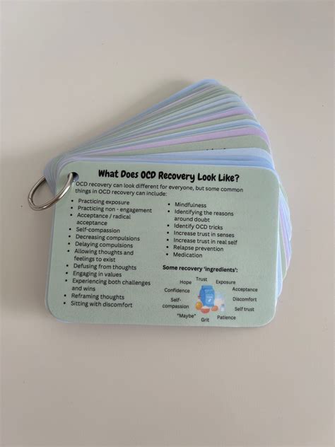 Ocd Strategy Cards Reminders By Amber