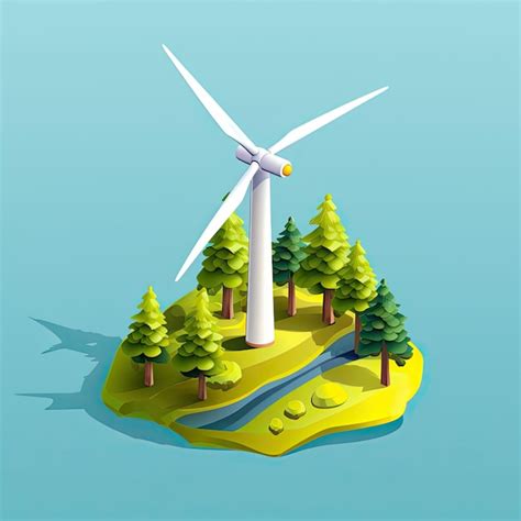 Premium Photo Renewable Energy Concept Art Vector Illustration