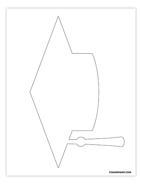Graduation Hat Printable Template Printable Templates Online By Paul