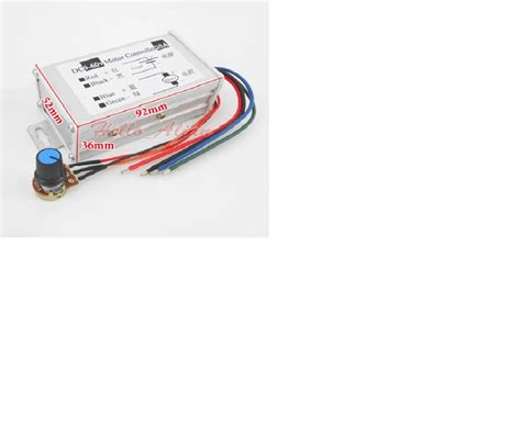 20a Pwm Dc Motor Speed Regulator Module 9v 12v 24v 36v 48v 60v